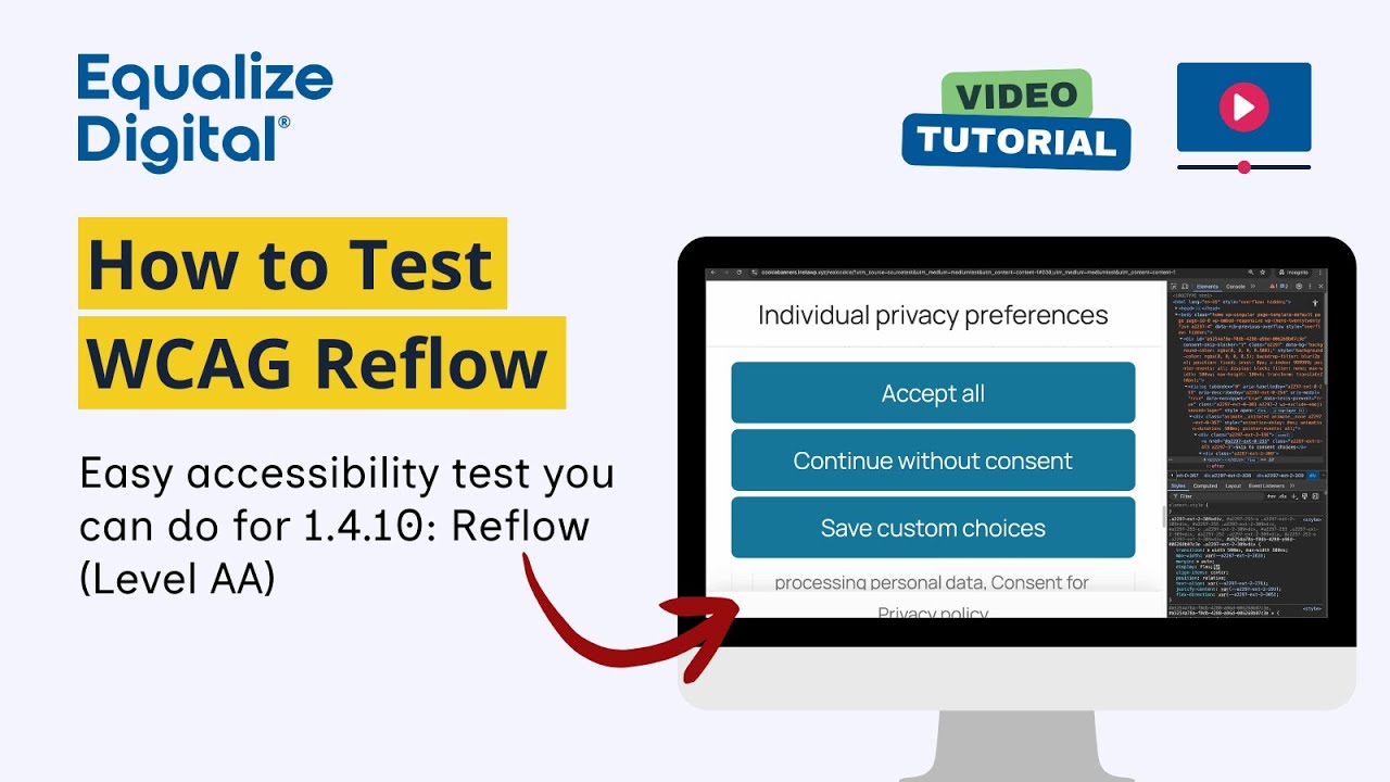 How to Test WCAG 1.4.10: Reflow (Level AA) - Easy Website Accessibility ...