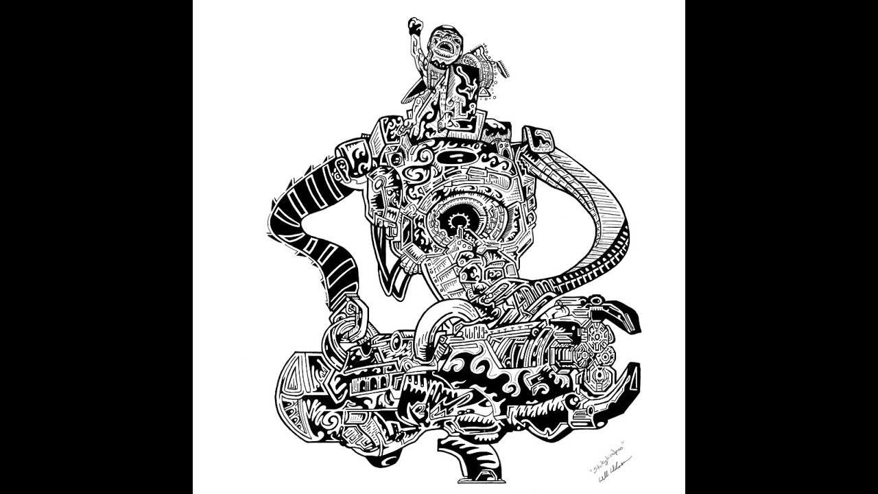 Speed Art of Grim.exe Paragon Fan Art Video - YouTube