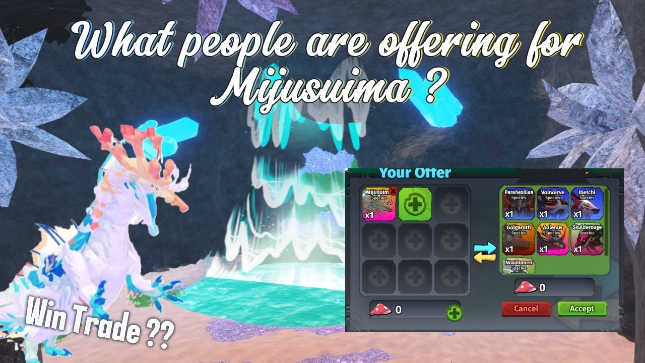 What people are offering for Mijusuima ? || Creature Of Sonaria - YouTube
