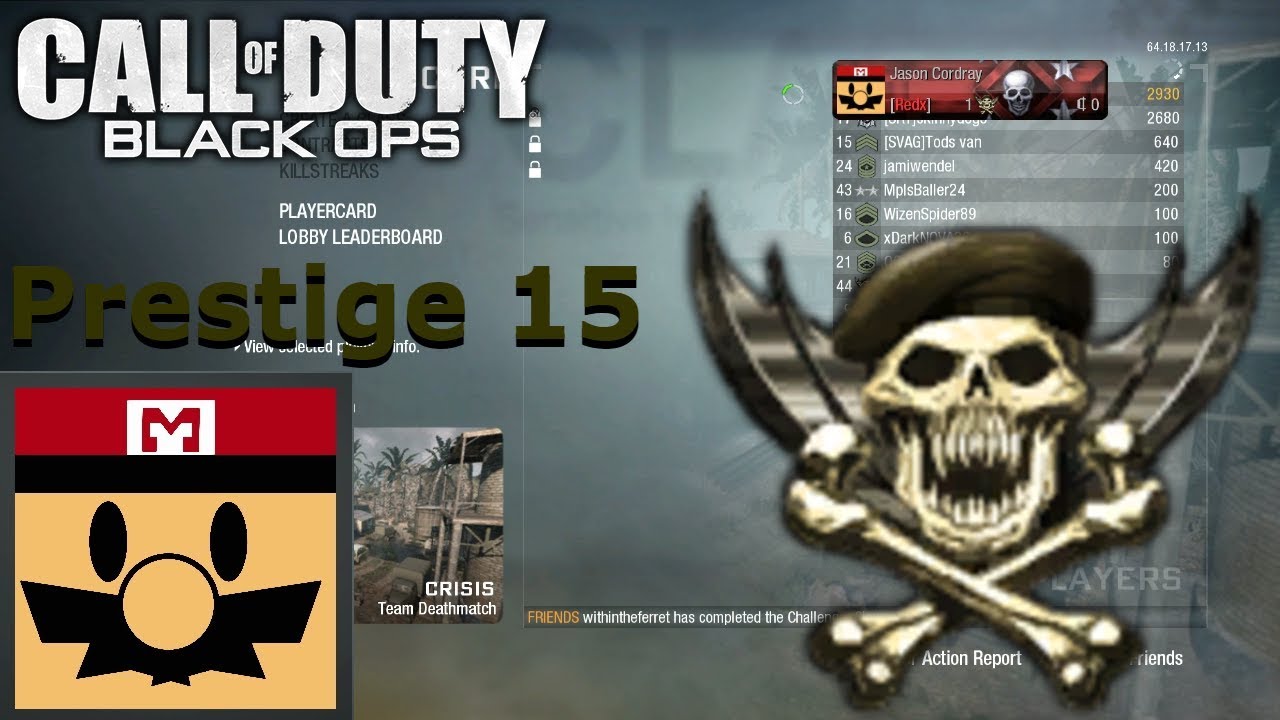 Call Of Duty Black Ops Prestige 15