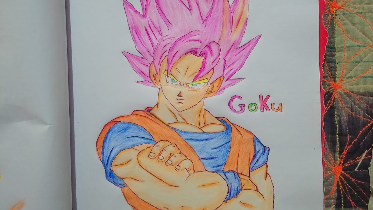Goku ka sketch / How to draw Goku 😈😈😈😡 and sketch painting and drawing ...
