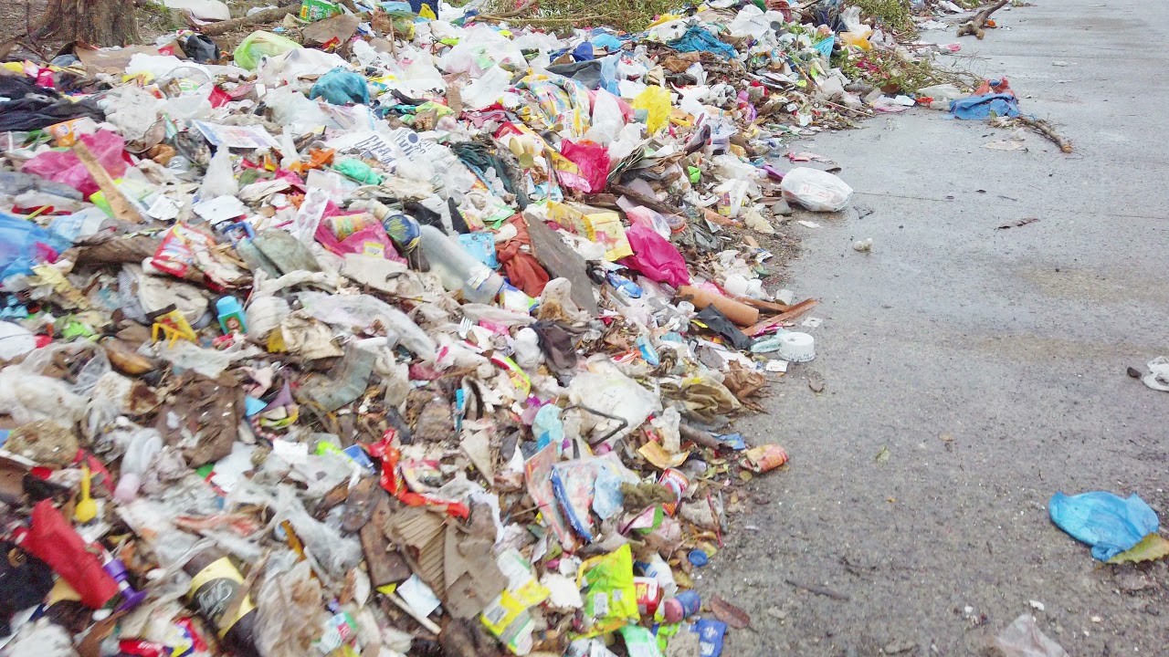 Uncollected Garbage on the Street. Free Stock Footage. 4K - YouTube
