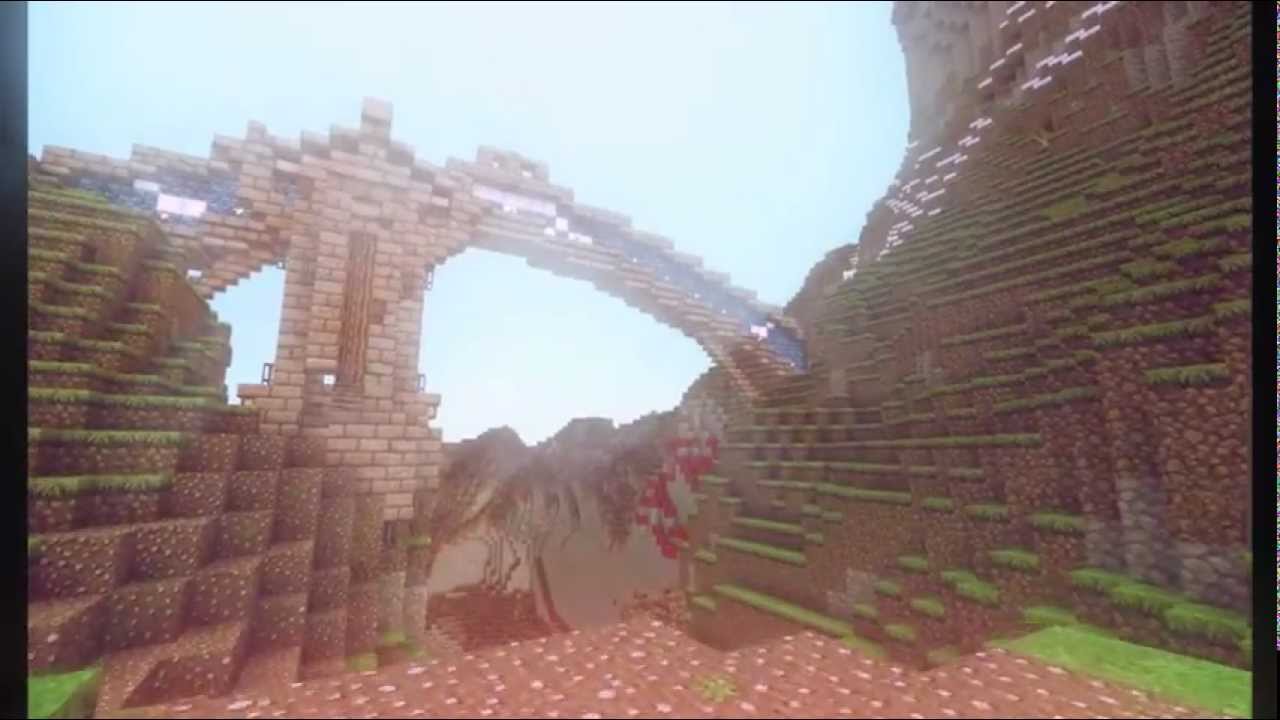 Arena Of The Gods - Minecraft Redstone PVP Map - YouTube