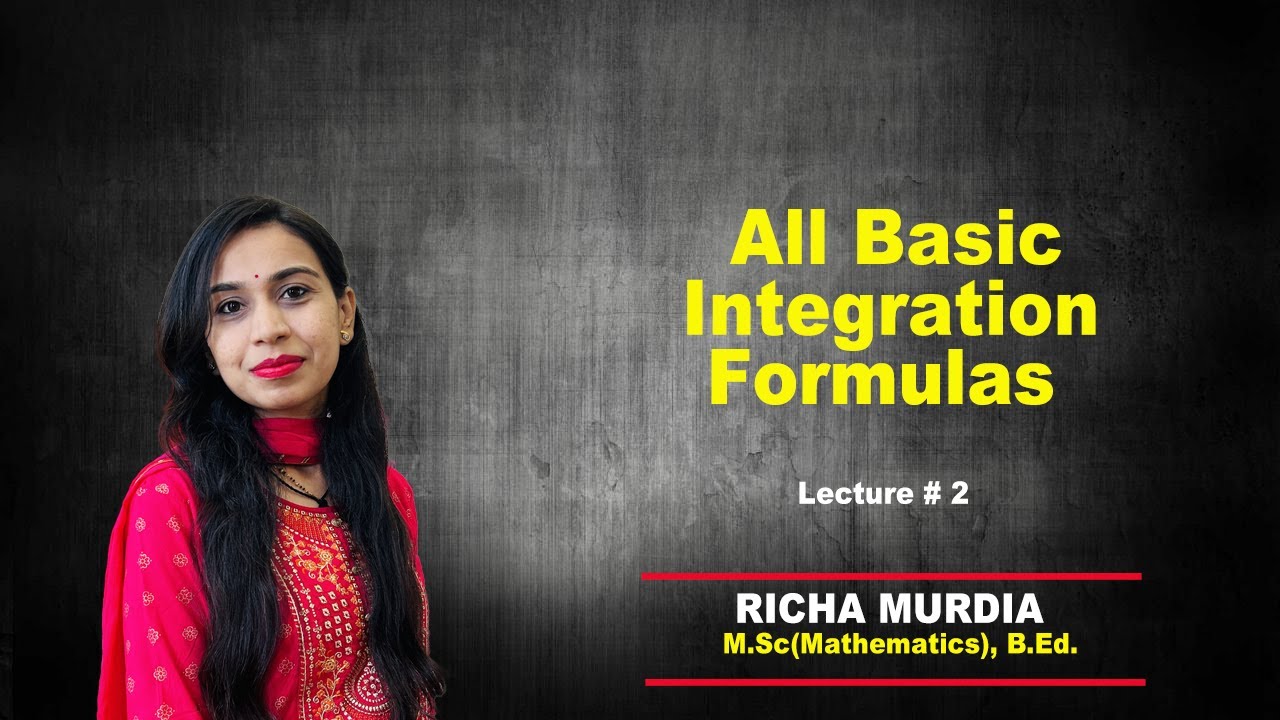 Complete Integration Formulas List | B.Sc, M.Sc, Engineering and all ...