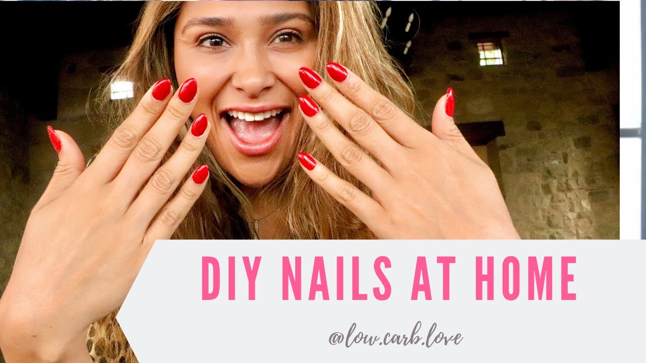 DIY Nails at Home using a Store Bought Kit! - YouTube