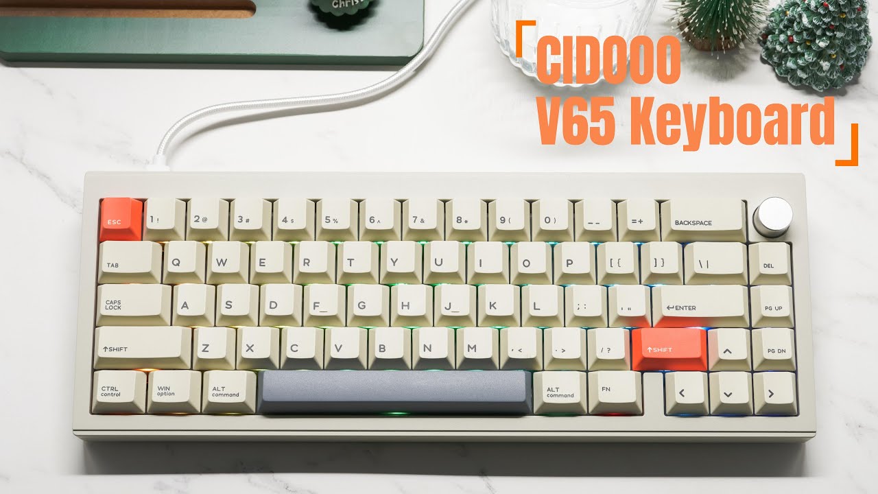 CIDOOO V65 Keyboard Unboxing - YouTube