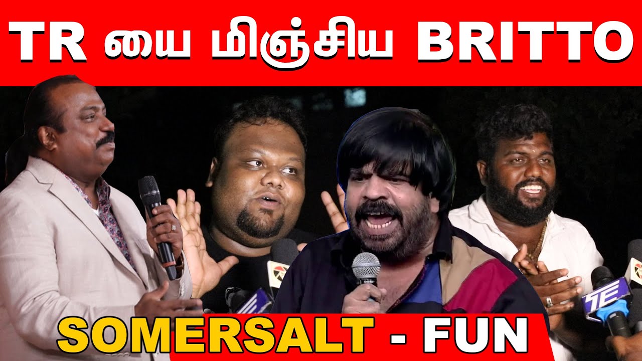 Xavier Britto Speech - Somersalt Fun | TR -யை மிஞ்சிய Xavier Britto ...