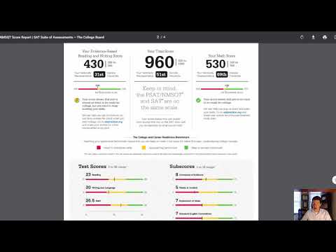 How To Decipher Your PSAT Score Report - YouTube