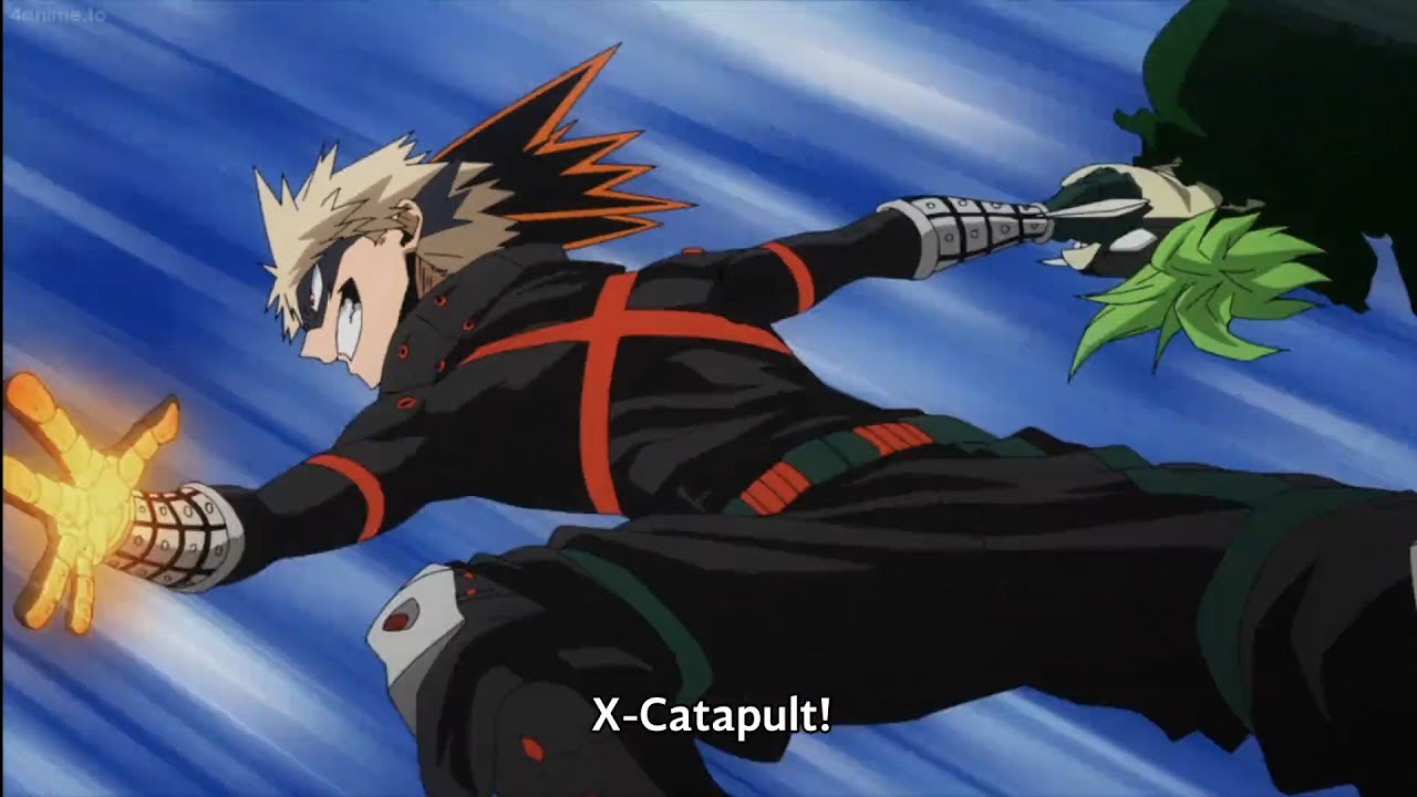 Bakugou new move X-catapult | my hero academia - YouTube