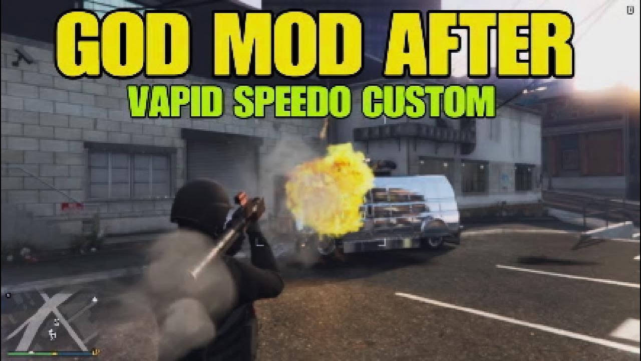 GLITCH GOD MOD AFTER 1-68 Speedo CUSTOM Gta5 online - YouTube