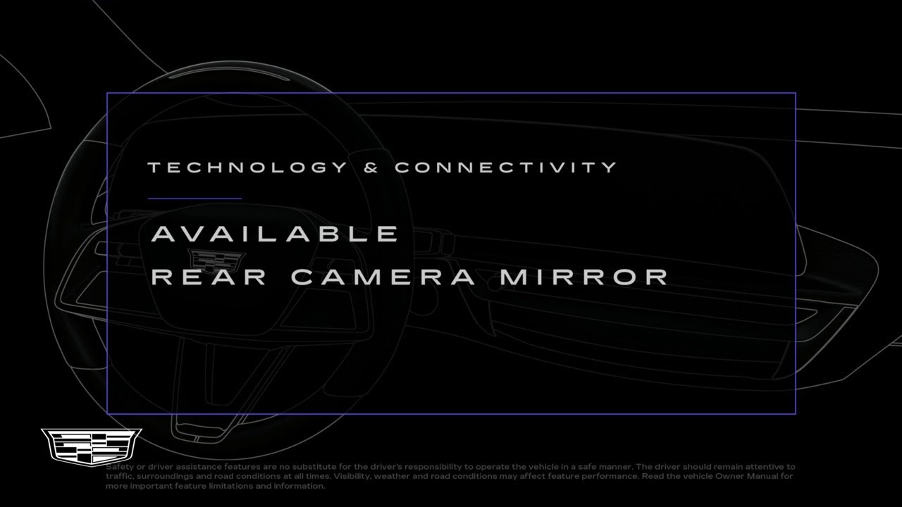 How Rear Camera Mirror Works | Cadillac - YouTube
