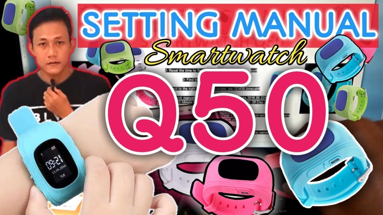 Cara Cepat Setting Manual Smartwatch Q50 (KOMPLIT) - YouTube