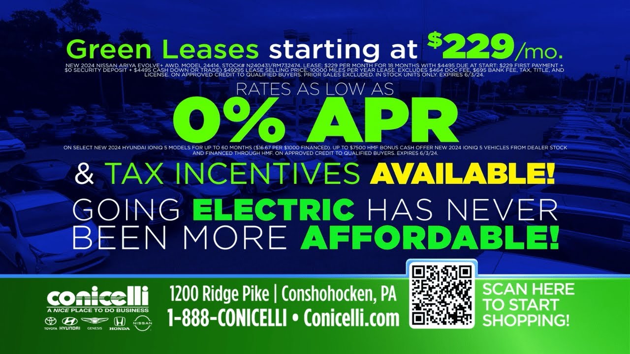 Go Green with Conicelli Autoplex! 💚 Explore 400+ Eco-Friendly Models ...