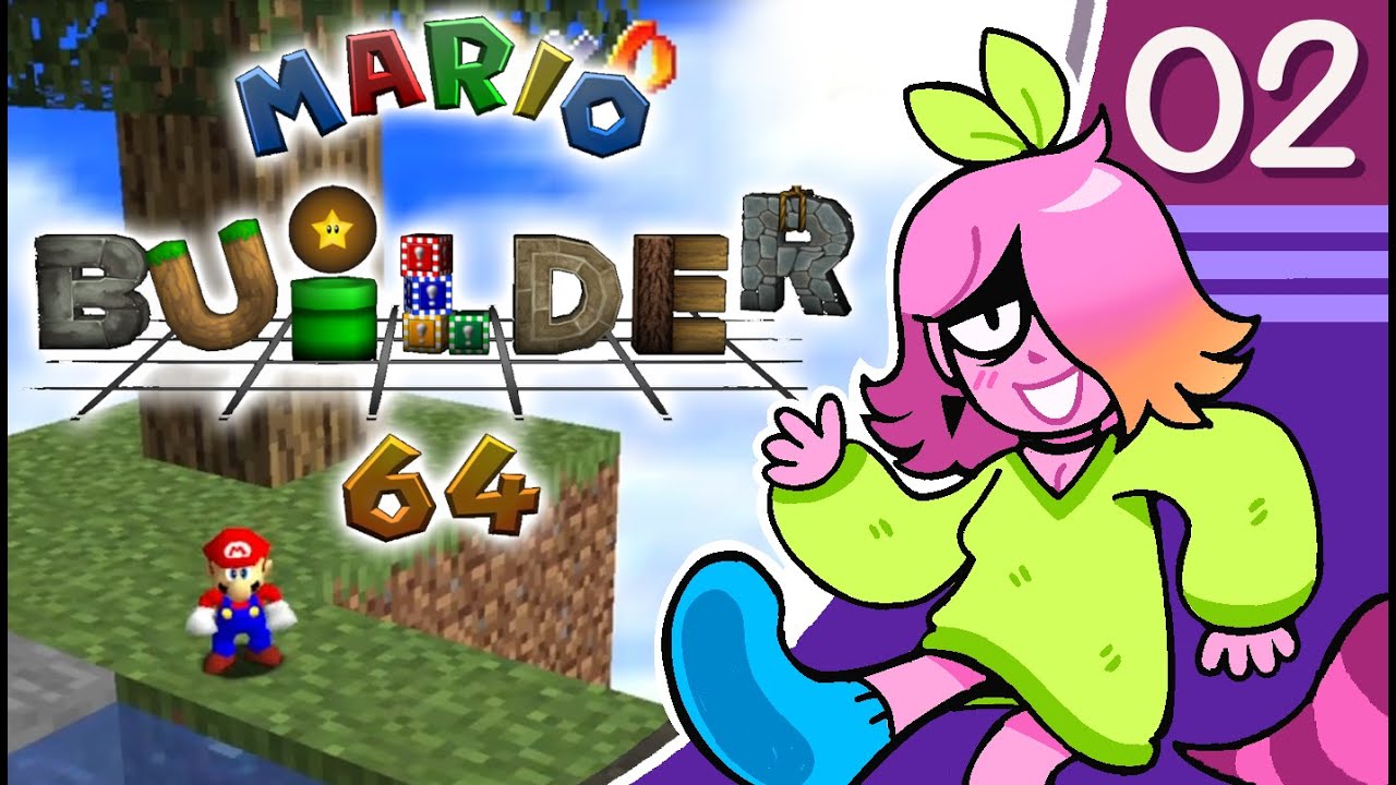 mario... in minecraft... | MARIO BUILDER 64 | part 2 (tanookitalez ...