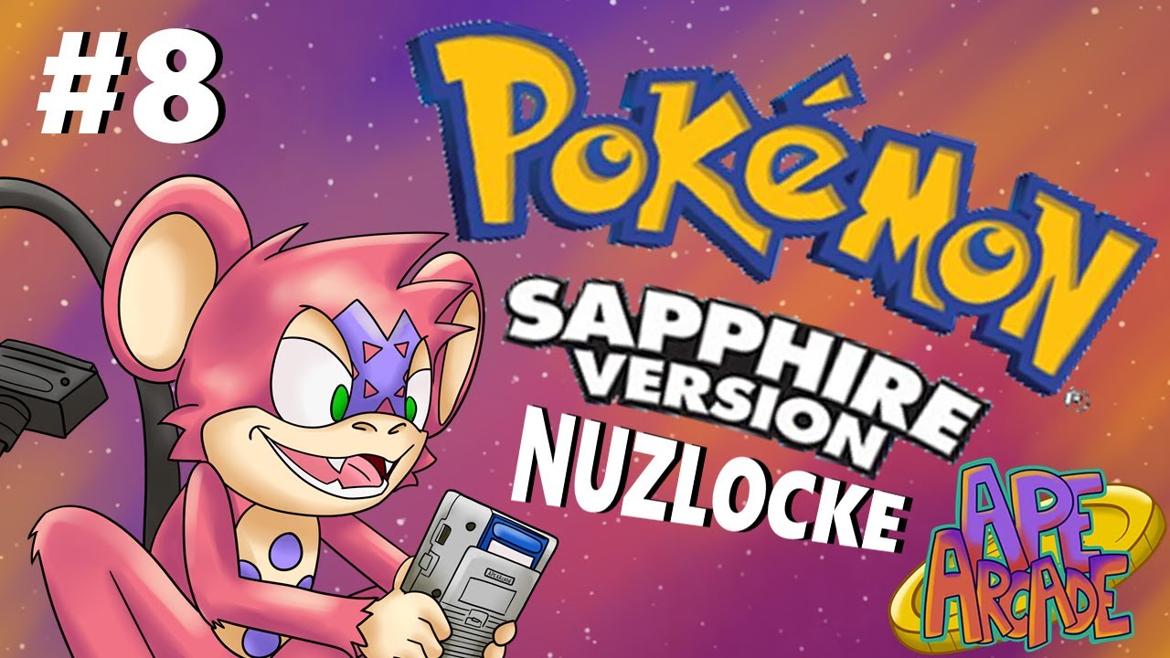 Hot Takes - Pokemon Sapphire Nuzlocke Part 8 - Ape Arcade - YouTube