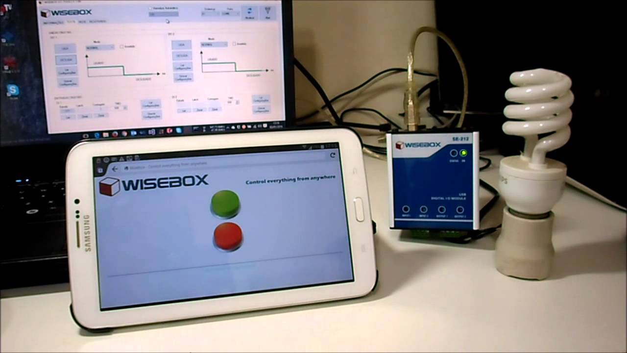 Acessando Módulo Wisebox via Wi-Fi - YouTube