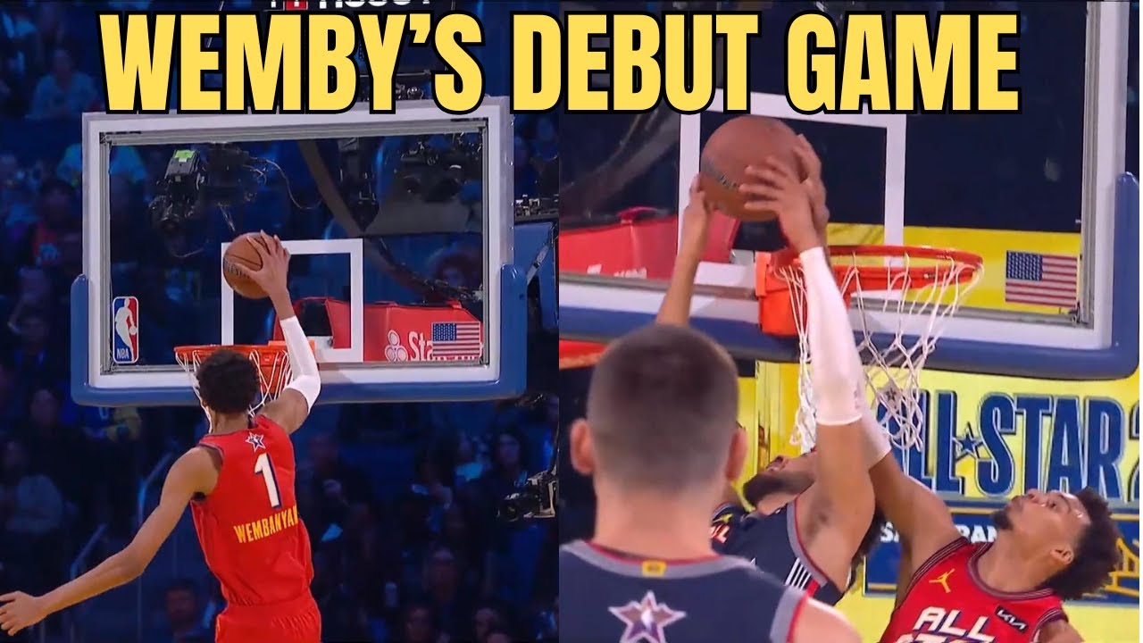 Victor Wembanyama's NBA All Star Debut Game - YouTube