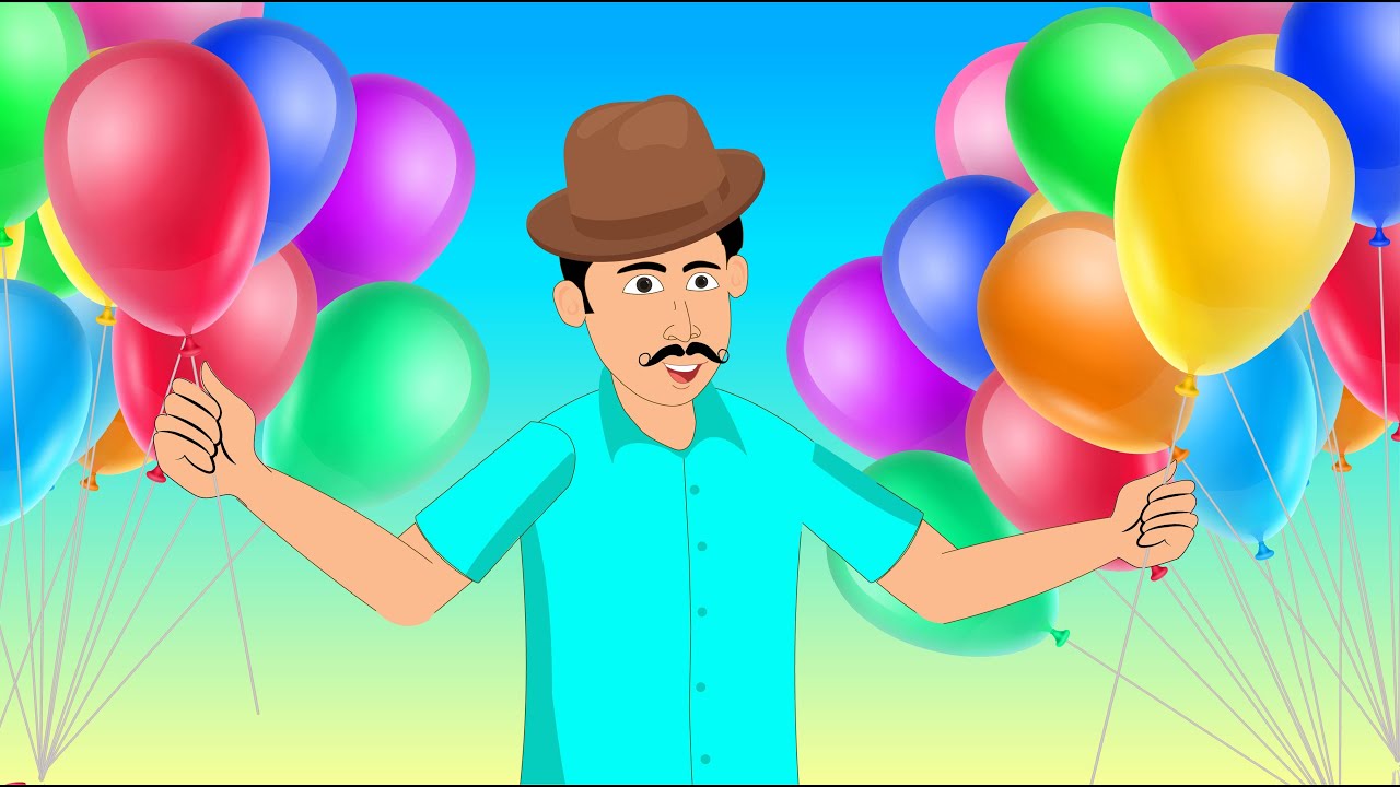 Gubbare Wala Hindi Poem - Balloon Song & Hindi Baby Rhymes For Kids ...