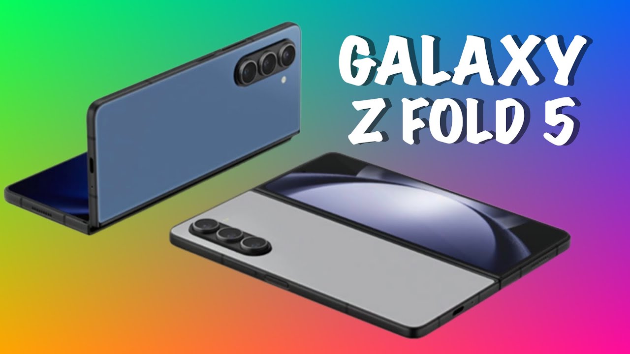 SAMSUNG GALAXY Z FOLD 5 Blue A Cor Mais Bonita! - YouTube