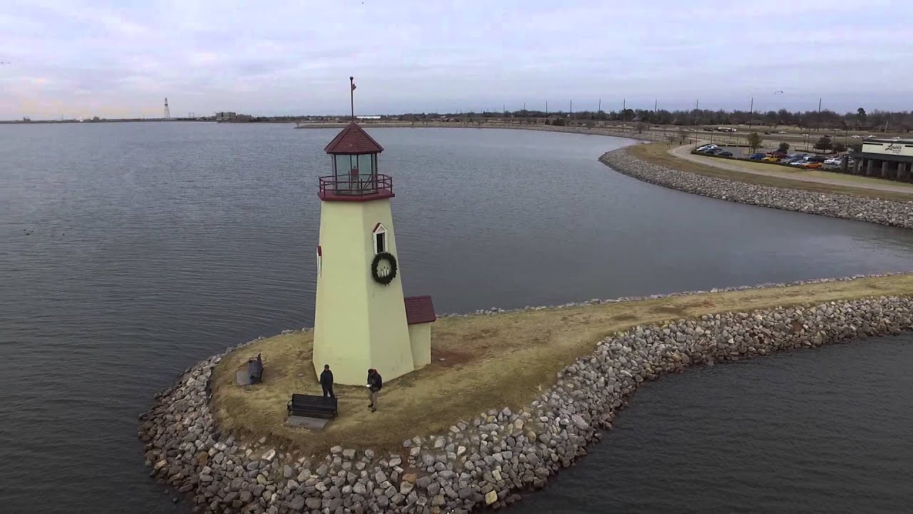Lighthouse and Stars and Stripes Park Oklahoma City - YouTube