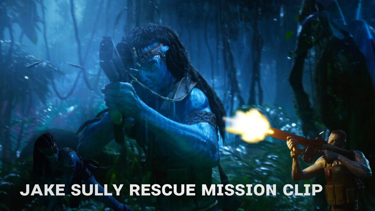 Avatar The Way of Water | Hindi | Jake and Neytiri Forest Fight Scene ...