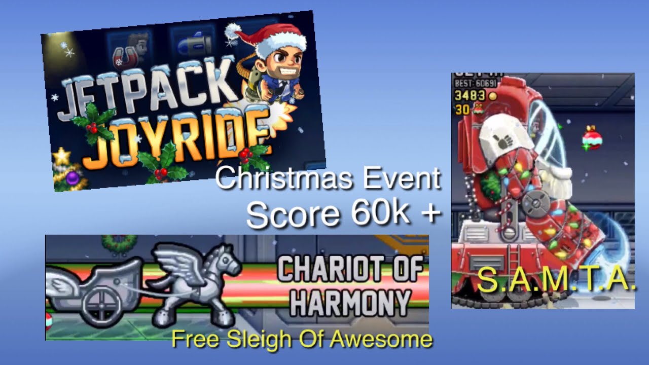 Jetpack Joyride Christmas Event score 70781 🎄 - YouTube