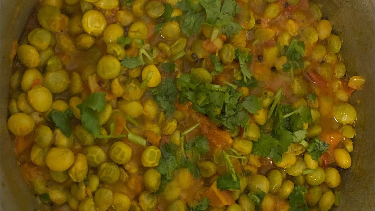 Fresh Tuvar nu Shaak - Pigeon Peas Curry - YouTube