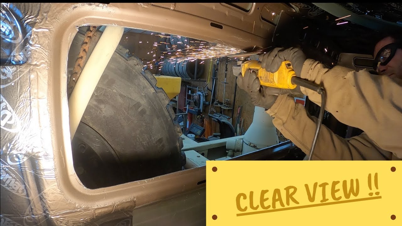 LMTV Rear window install - YouTube