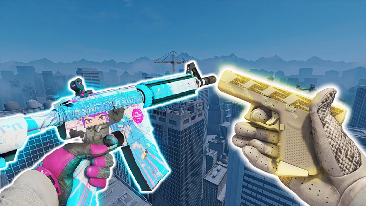 We created SHINY CS2 Sticker Crafts ! - YouTube