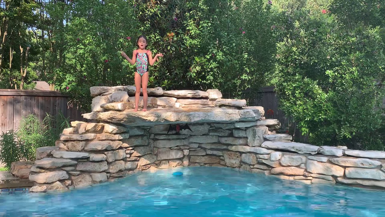 Jack Knife Move in pool - YouTube