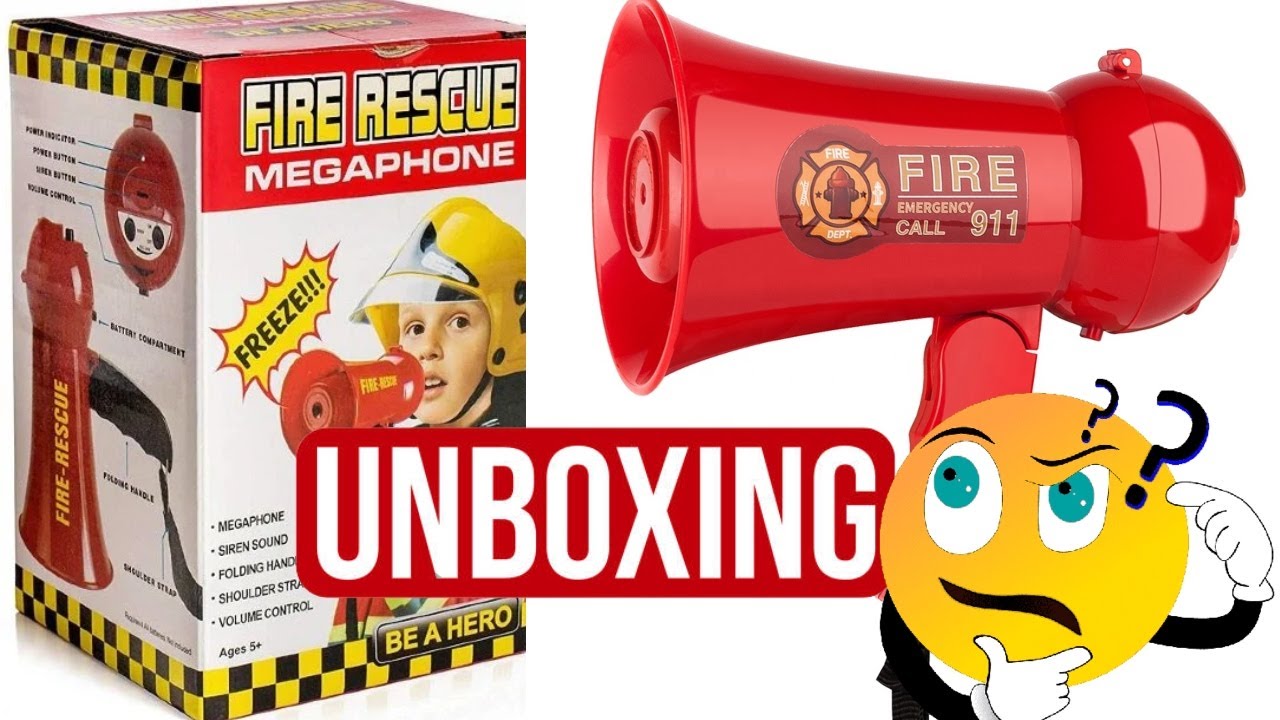 Fire Megaphone Unboxing. - YouTube