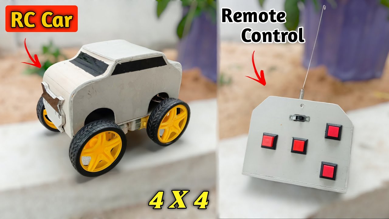 How To Make Remote Control Car With Pvc pipe | DIY RC Car At Home - YouTube