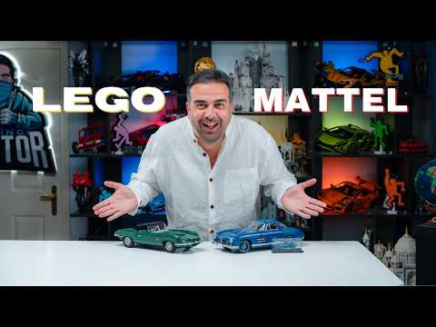 KLASİKLERİN SAVAŞI ! LEGO JAGUAR E-TYPE VS MATTEL MERCEDES-BENZ 300SL