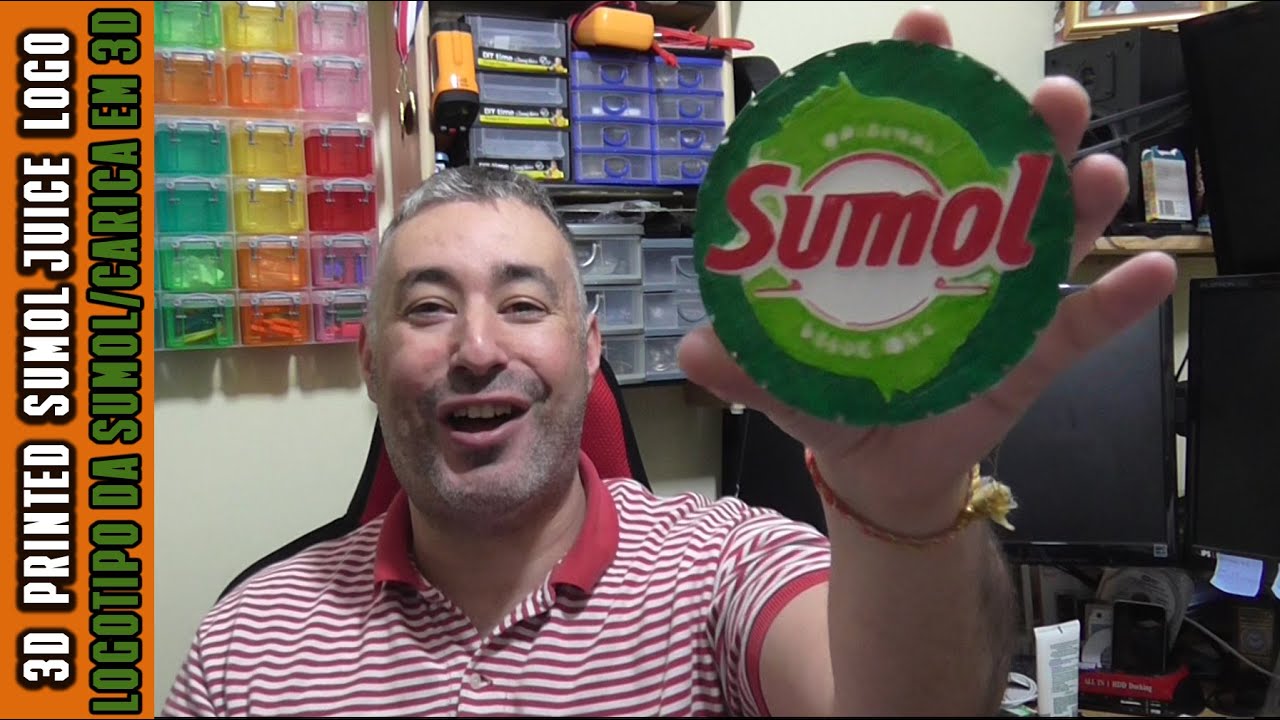 3d printed sumol juice logo - Logotipo da Sumol em 3D - YouTube