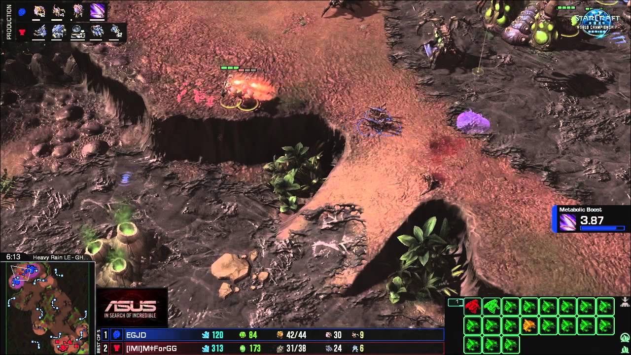 Assembly Winter 2014 - ASUS ROG: ForGG VS. Jaedong, Bo5, Map 4 - YouTube