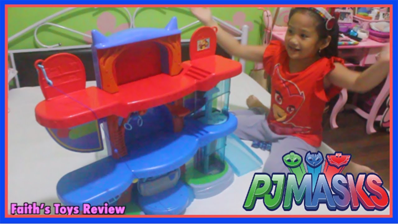 Unboxing PJ MASK Deluxe Headquarters - YouTube