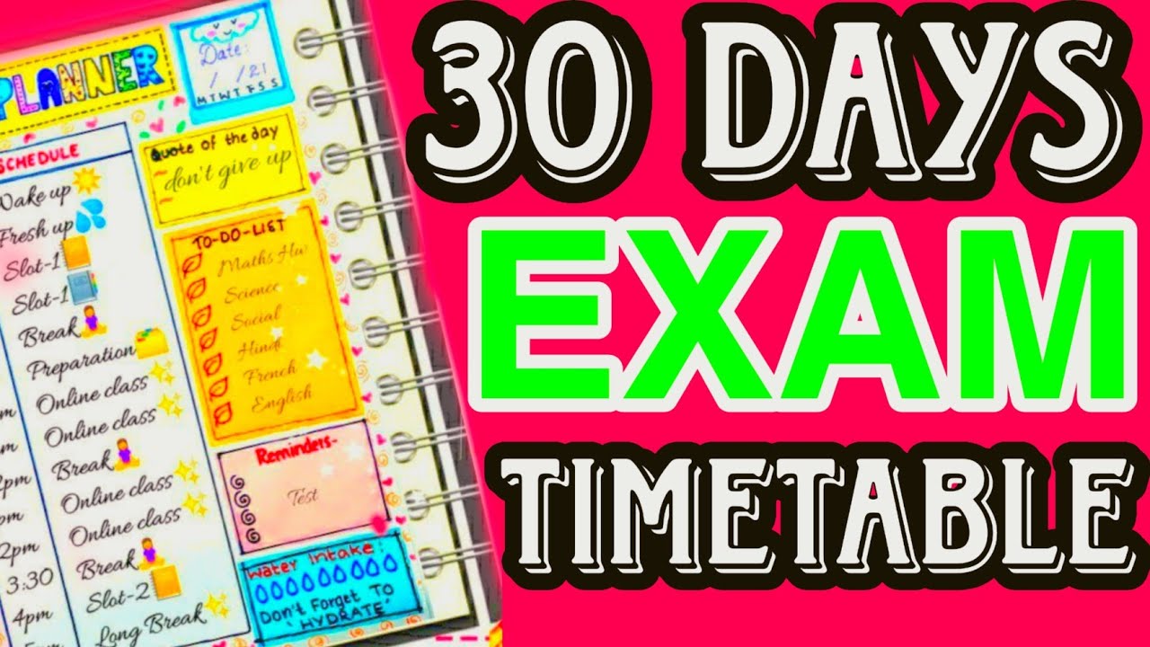 Exam Timetable 2024 | Timetable for Exam | hamari kaksha - YouTube
