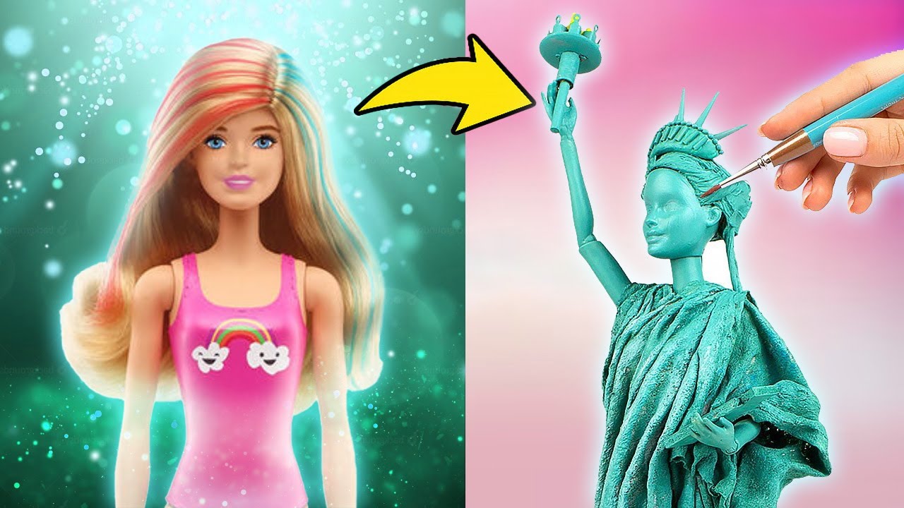 Amazing Doll Transformation Idea: Statue of Liberty - YouTube