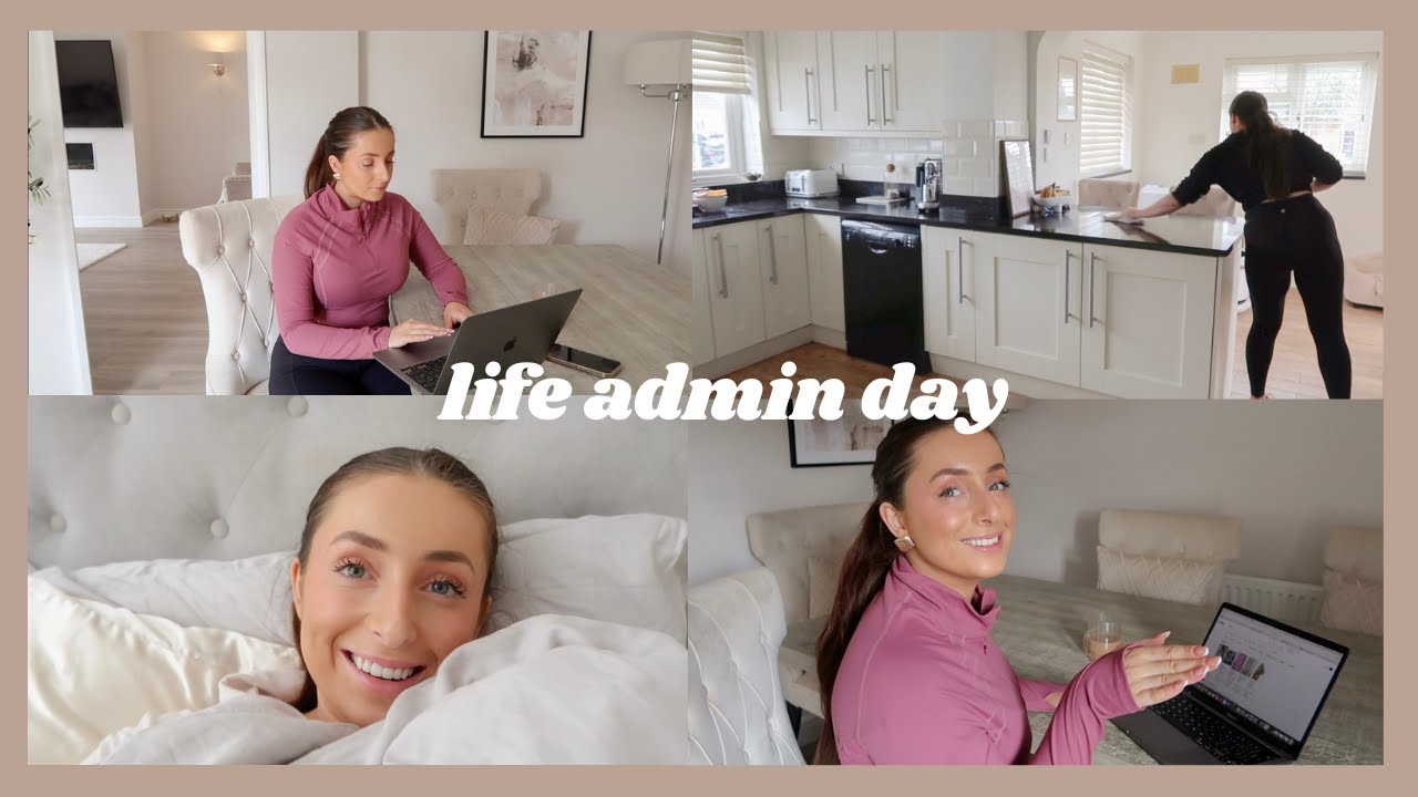LIFE ADMIN DAY | how to have a productive day, ticking off to do's ...