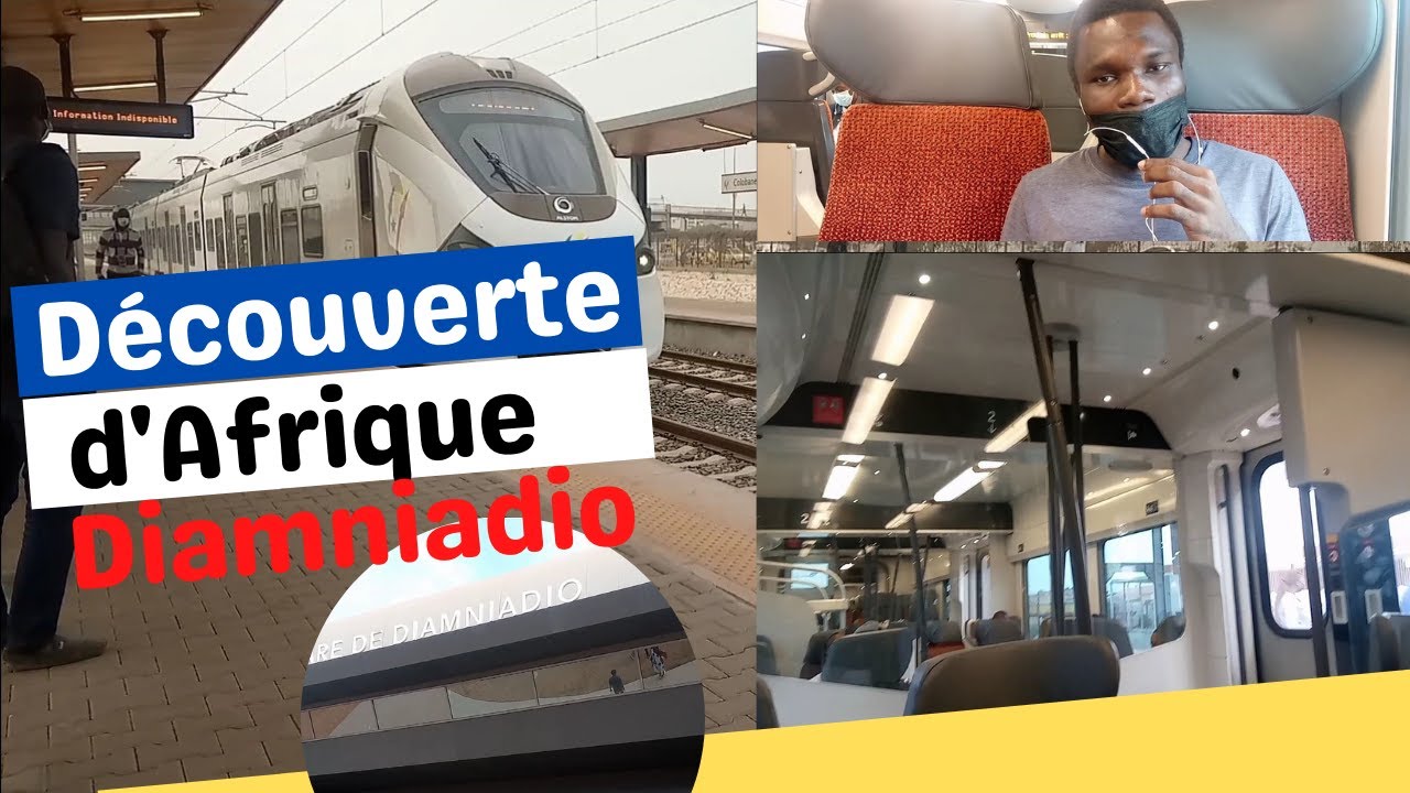Dakar/Sénégal - En route pour la ville de Diamniadio en Train Express ...