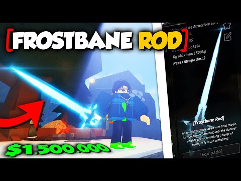como conseguir CAÑA FROSTBANE en FISCH ROBLOX