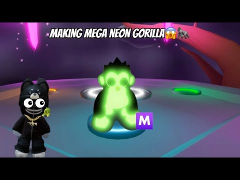 Making mega neon gorilla😱🦍 - YouTube