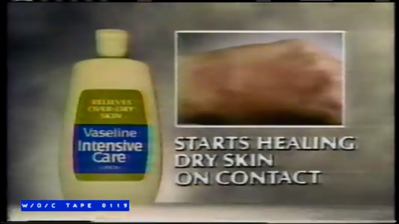 Vaseline Intensive Care Hand Lotion Commercial - 1989 - YouTube