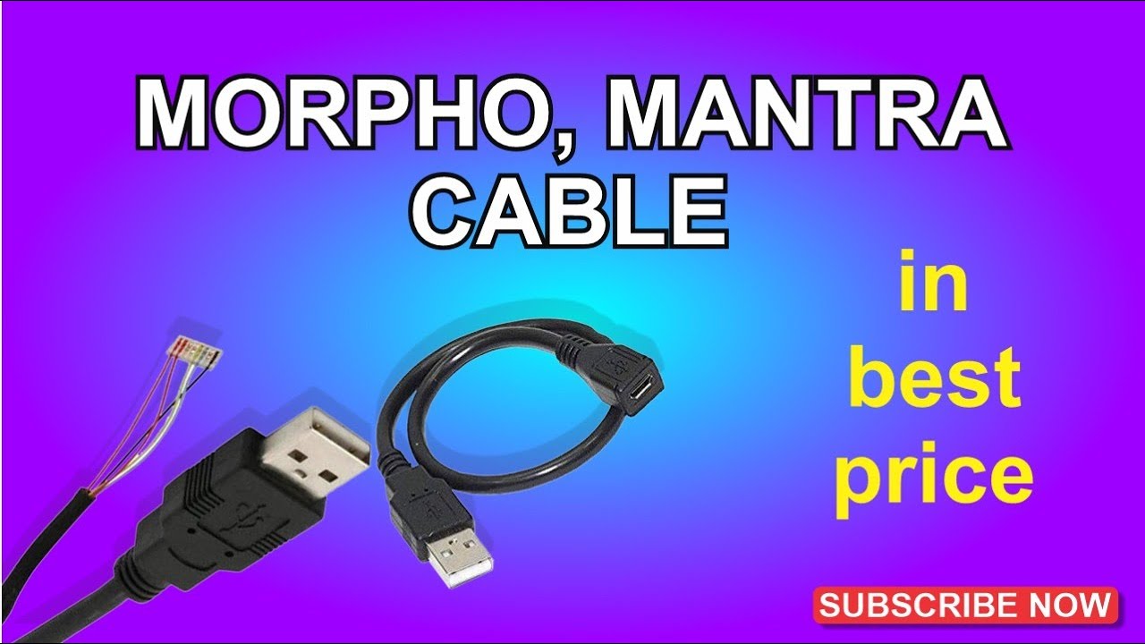 Morpho Cable | Mantra Cable | Startek Cable | All Types Of Biometric ...