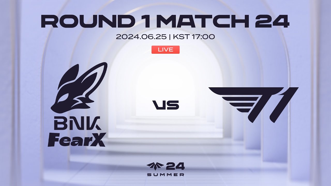 FOX vs. T1 | 06.25 | 2024 LCK CL 서머 스플릿 - YouTube
