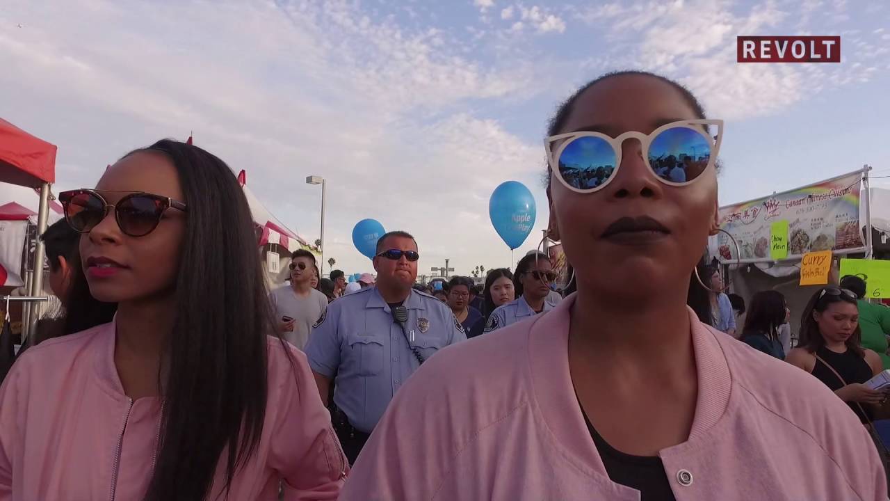 Black Girl K-Pop Group Coco Avenue Performs at K-Town Night Market ...