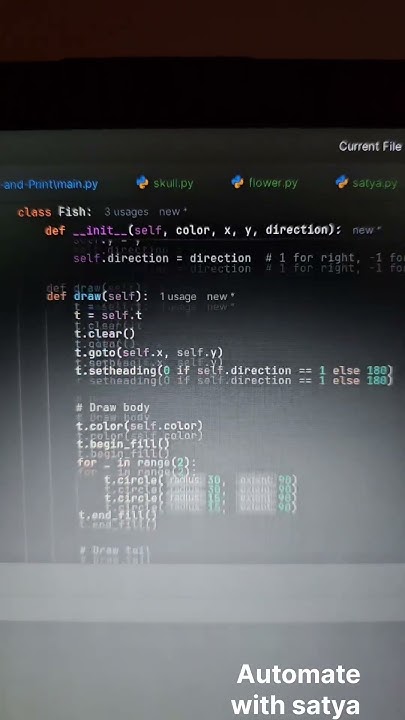python Coding with turtle graphics 🫠 #coding #java #programmer # ...