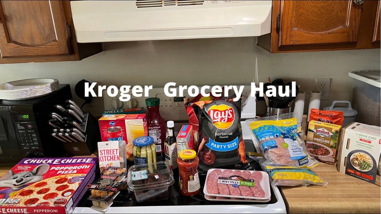Kroger Grocery Haul - YouTube