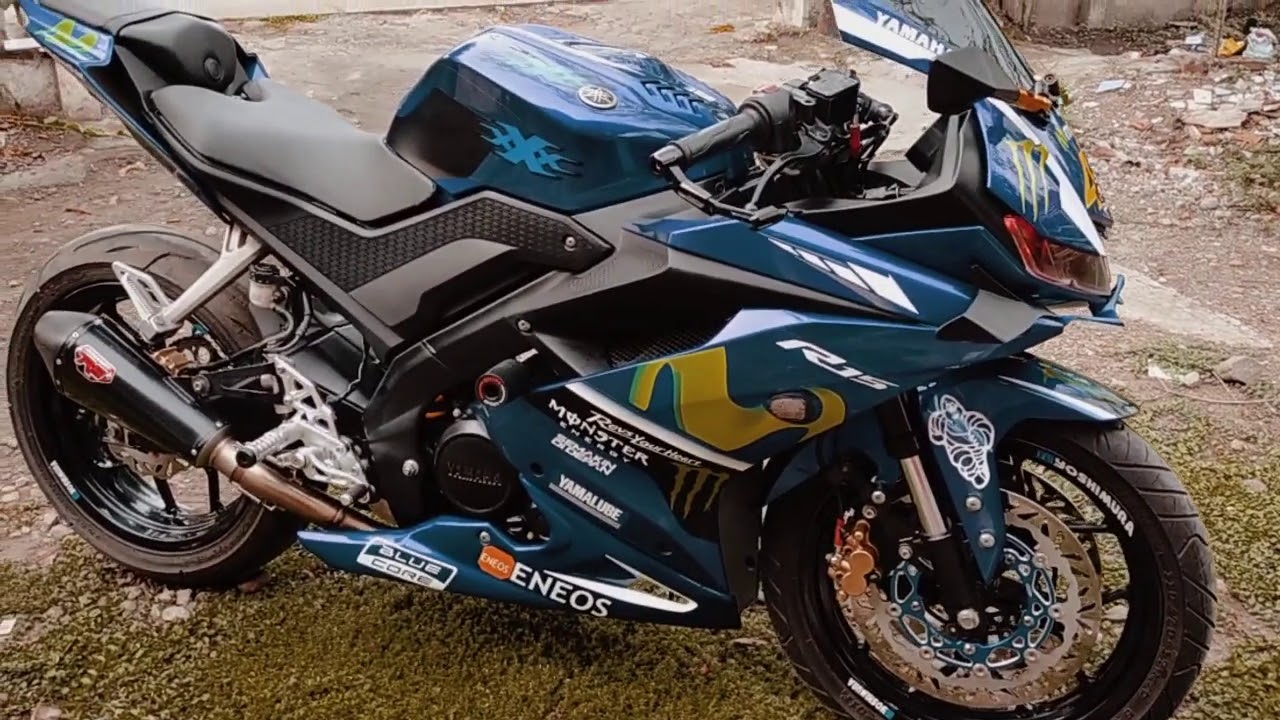 All new R15 v3 full modifikasi habis 15jt cuma seperti ini hasilnya ...