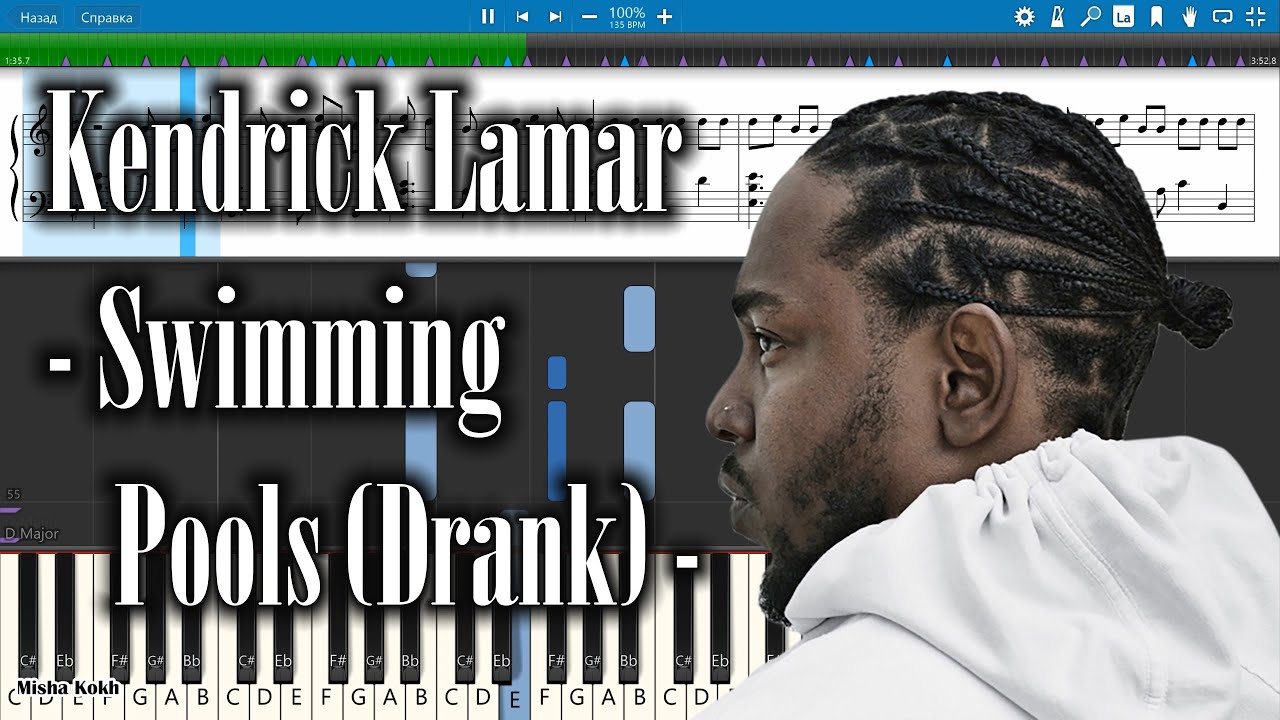 Kendrick Lamar - Swimming Pools (Drank) [Piano Tutorial | Sheets | MIDI ...
